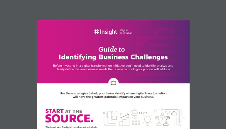 Identifying Business Challenges Infographic | Insight