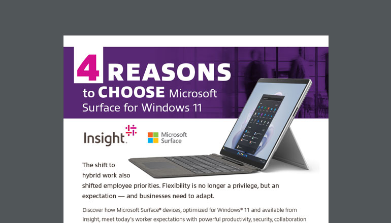4 Reasons to Choose Microsoft Surface for Windows 11 | Insight Australia